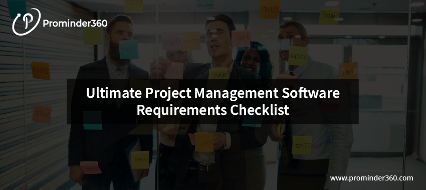 Project Management Software Requirements Checklist